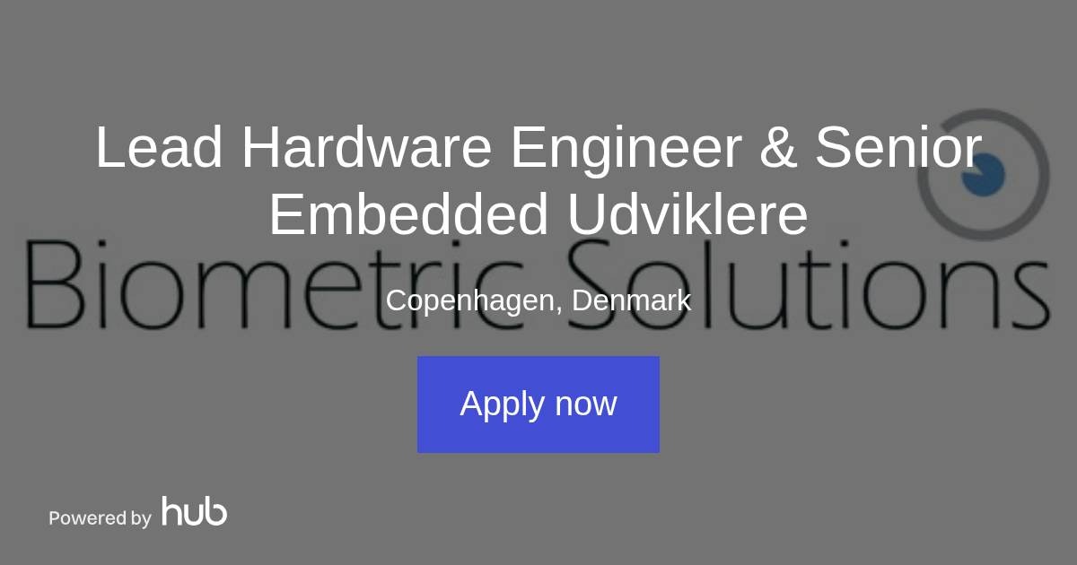 The Hub | Lead Hardware Engineer & Senior Embedded Udviklere ...