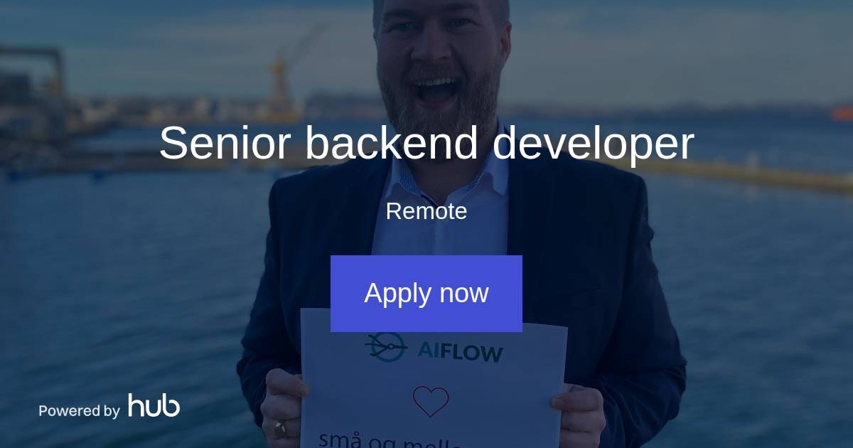 The Hub | Senior backend developer | Salire AS