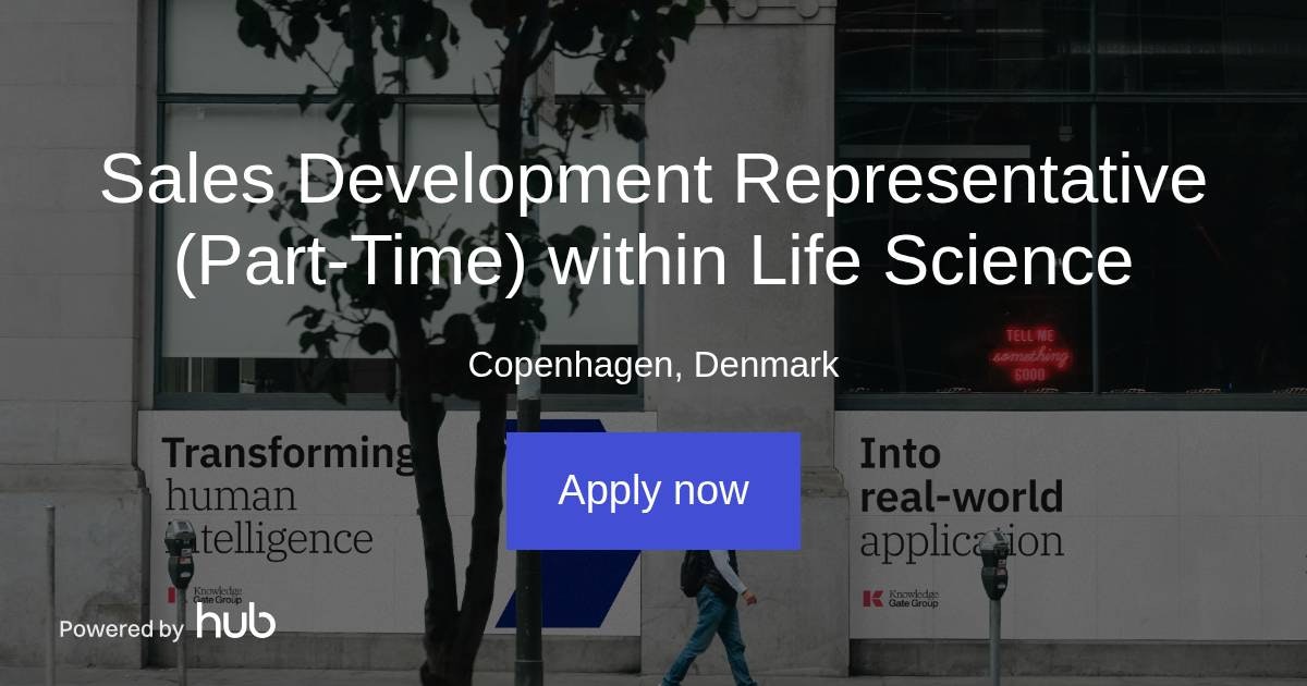 The Hub | Sales Development Representative (Part-Time) within Life ...