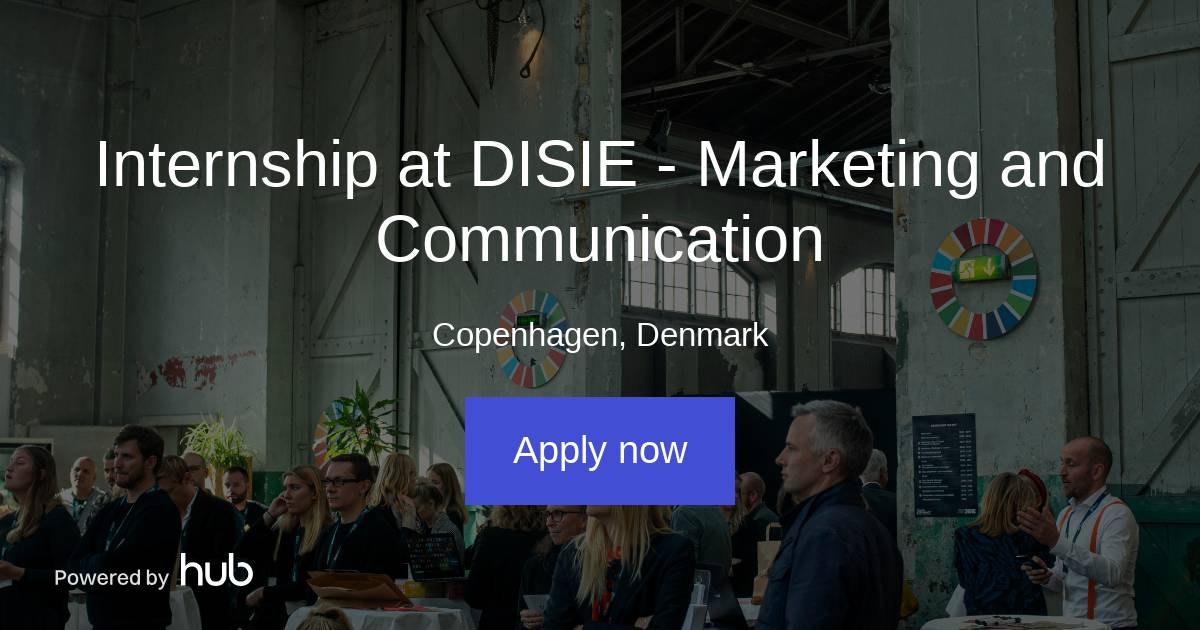 The Hub | Internship at DISIE - Marketing and Communication | DISIE ...