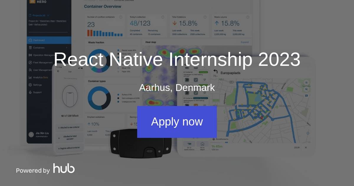 The Hub | React Native Internship 2023 | WasteHero