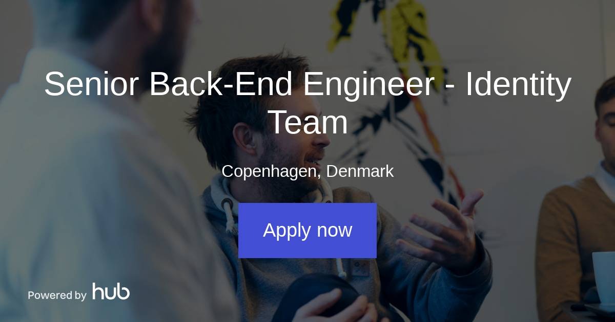 The Hub | Senior Back-End Engineer - Identity Team | Penneo