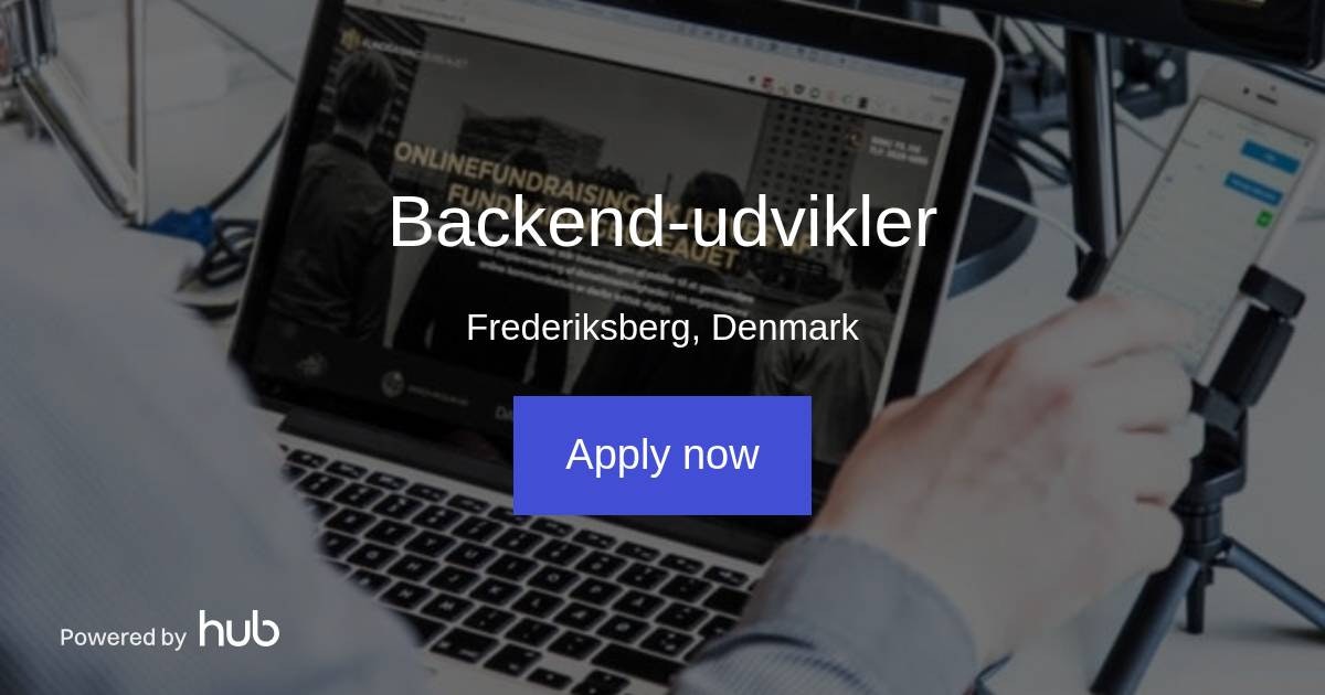 The Hub | Backend-udvikler | OnlineFundraising