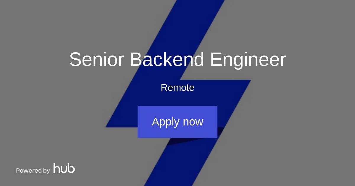 The Hub | Senior Backend Engineer | Layerise ApS