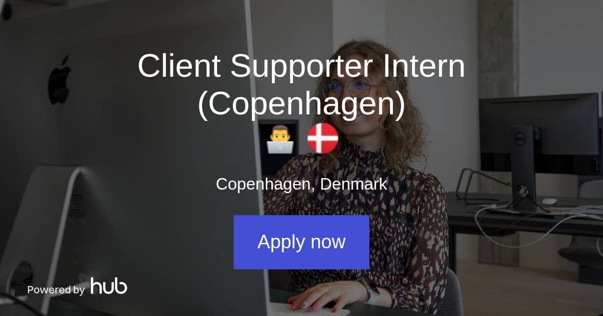 The Hub | Client Supporter Intern (Copenhagen)👨‍💻🇩🇰 | Relesys