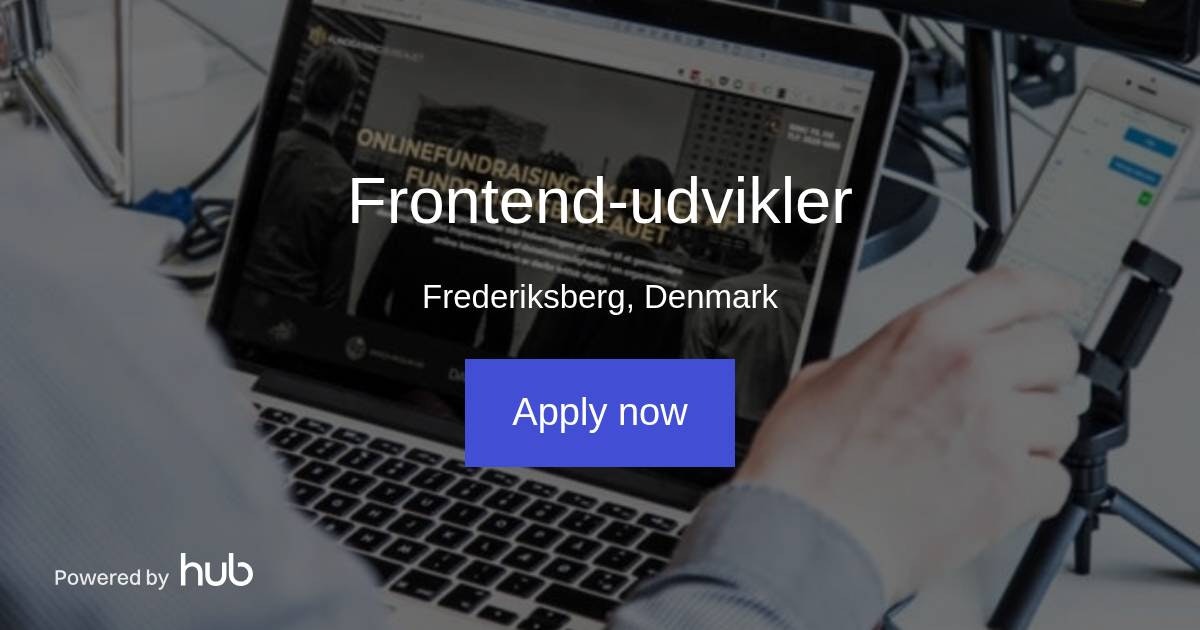 The Hub | Frontend-udvikler | OnlineFundraising