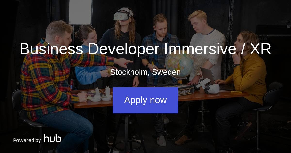 The Hub | Business Developer Immersive / XR | IVAR Studios