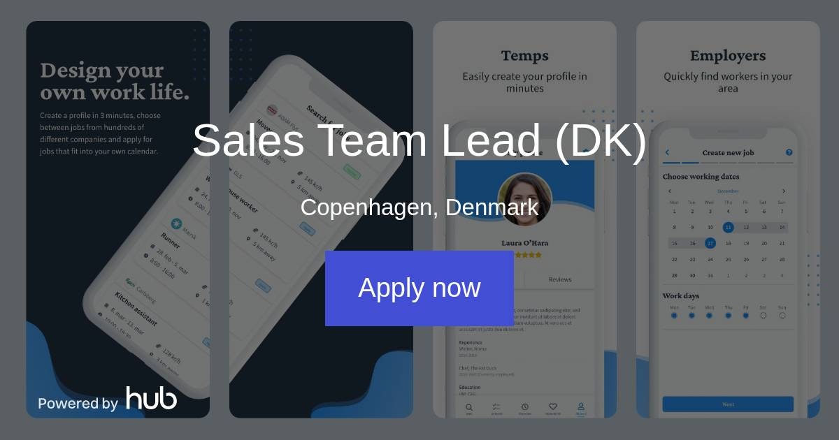 The Hub | Sales Team Lead (DK) | Temply
