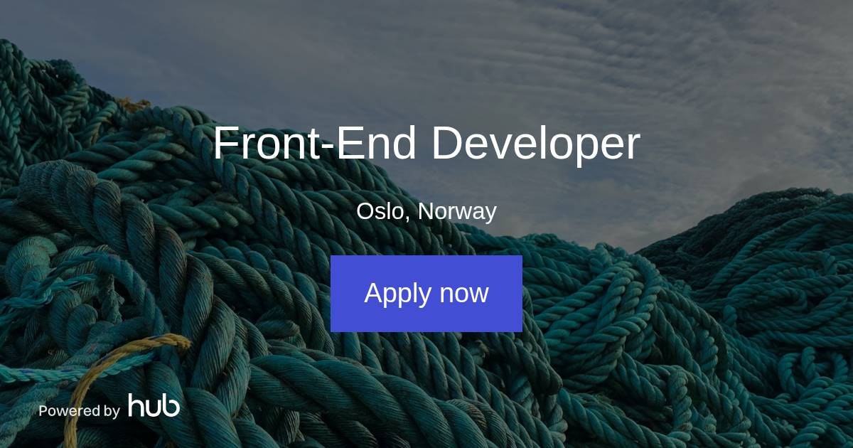 The Hub | Front-End Developer | AION by Aker BioMarine