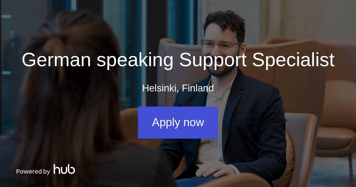 The Hub | German speaking Support Specialist | Custobar