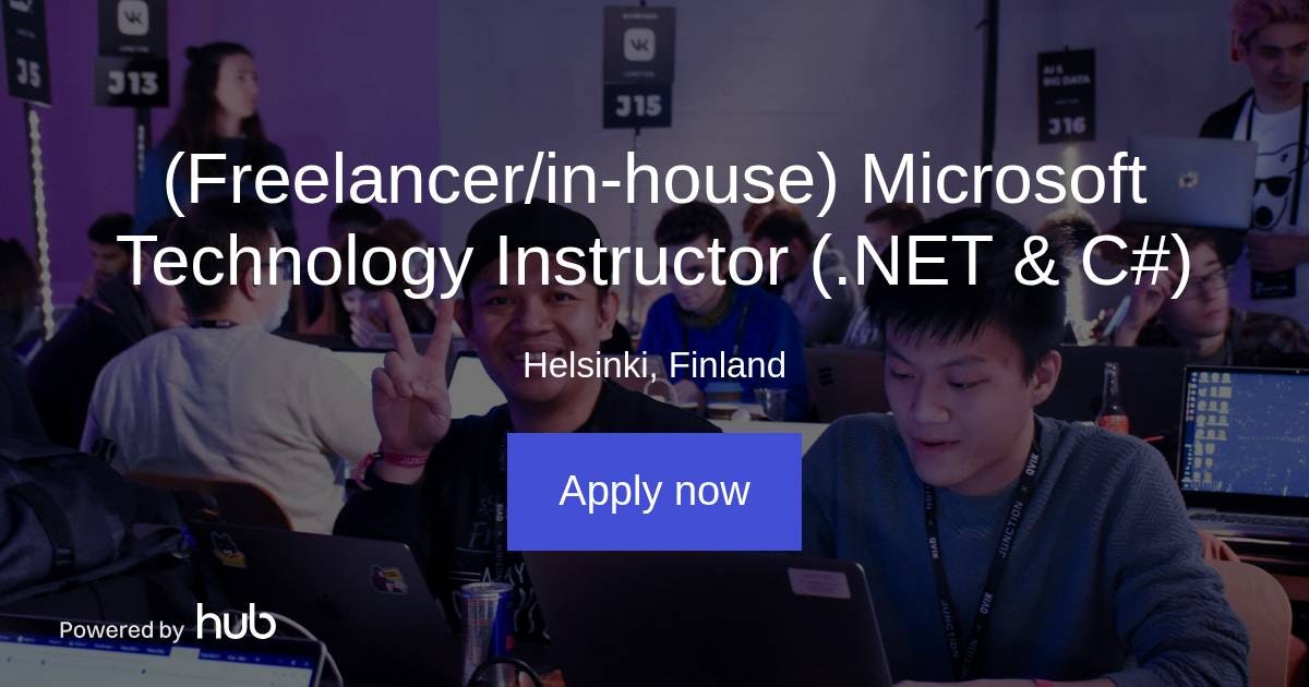 The Hub | (Freelancer/in-house) Microsoft Technology Instructor (.NET ...