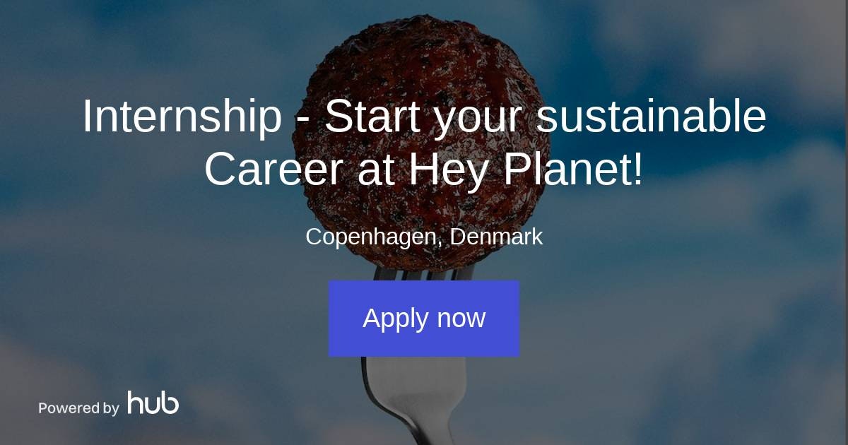 The Hub | Internship - Start your sustainable Career at Hey Planet ...