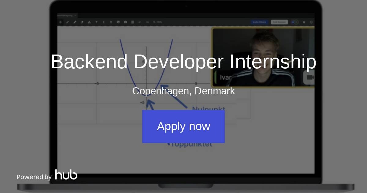 The Hub | Backend Developer Internship | Toptutors