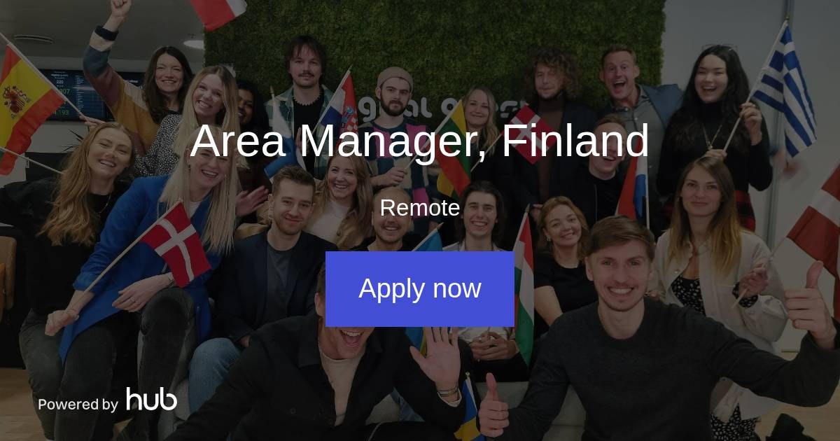 The Hub | Area Manager, Finland | DigitalGuest