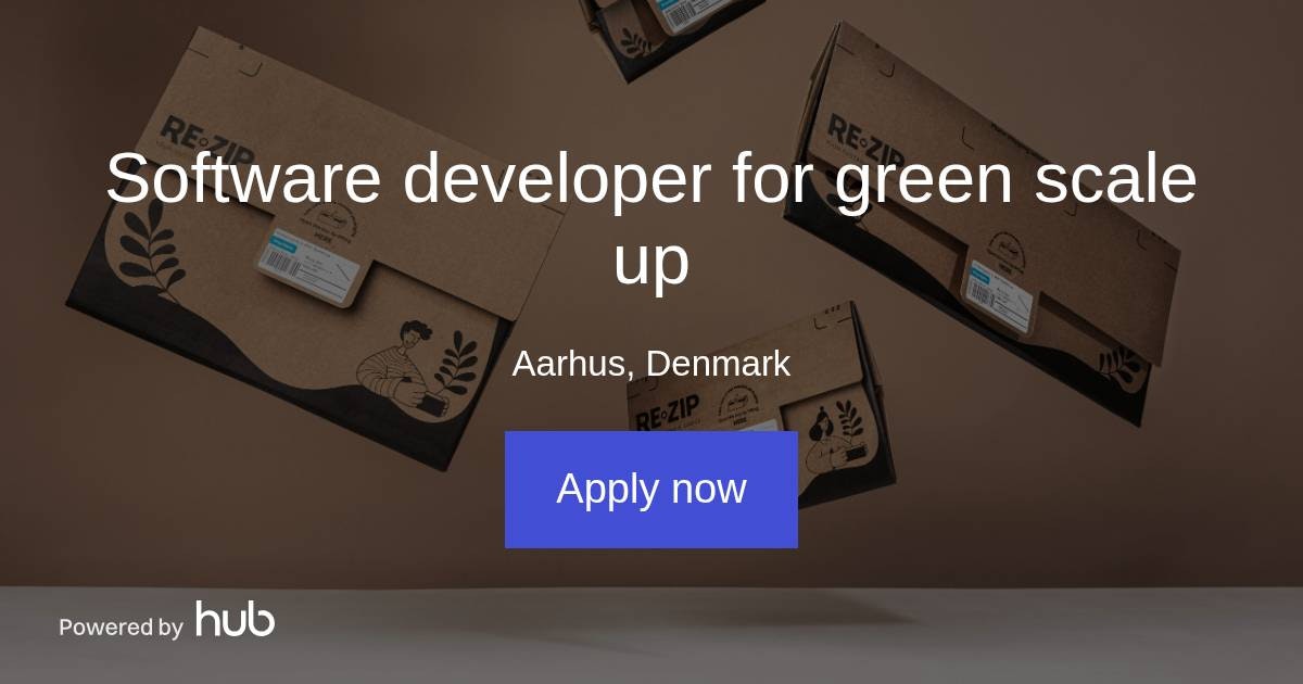 The Hub | Software developer for green scale up | RE-ZIP