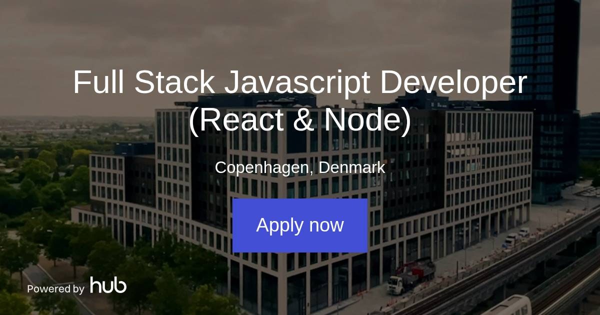 The Hub | Full Stack Javascript Developer (React & Node) | ClearVoyage