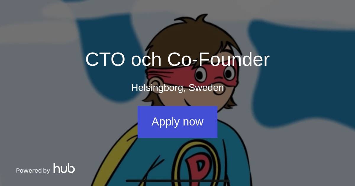 The Hub | CTO och Co-Founder | POOW The Food Hero
