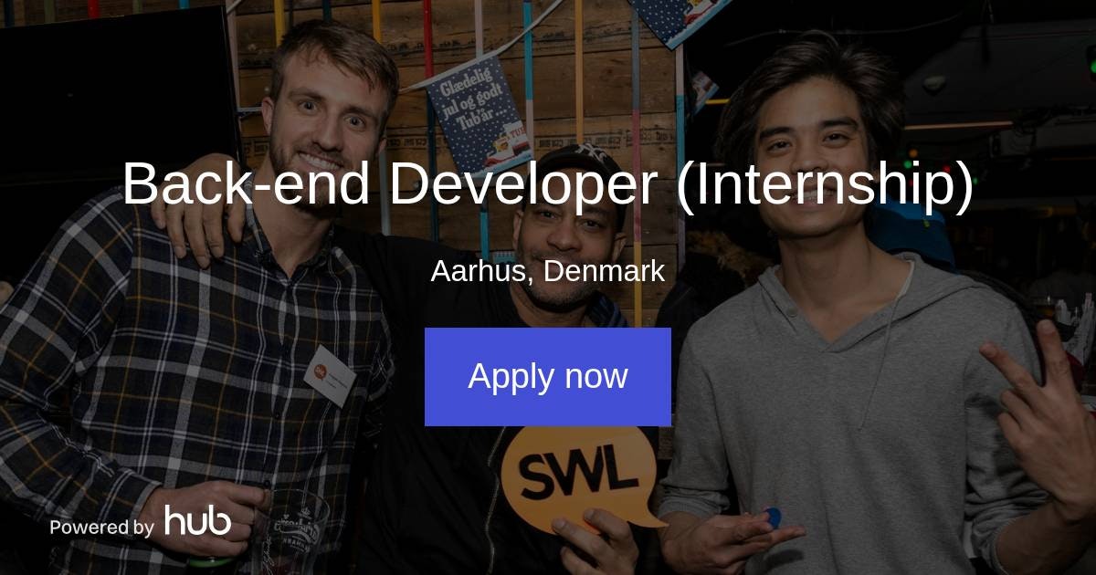 The Hub | Back-end Developer (Internship) | Swap Language