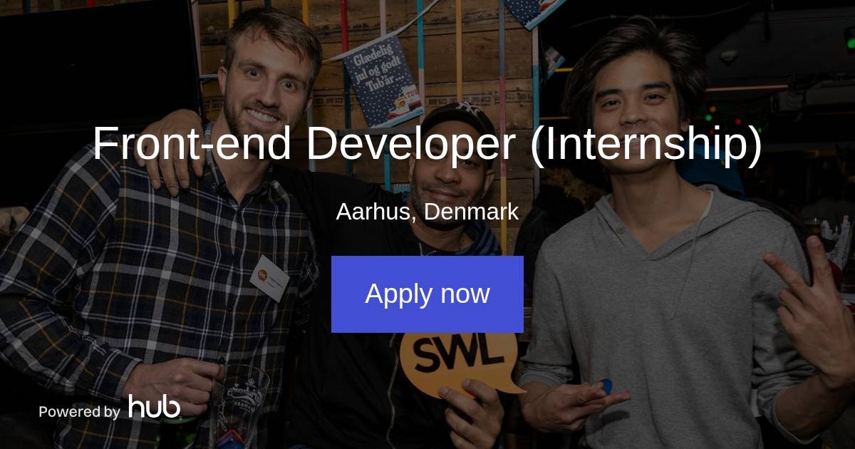 The Hub | Front-end Developer (Internship) | Swap Language