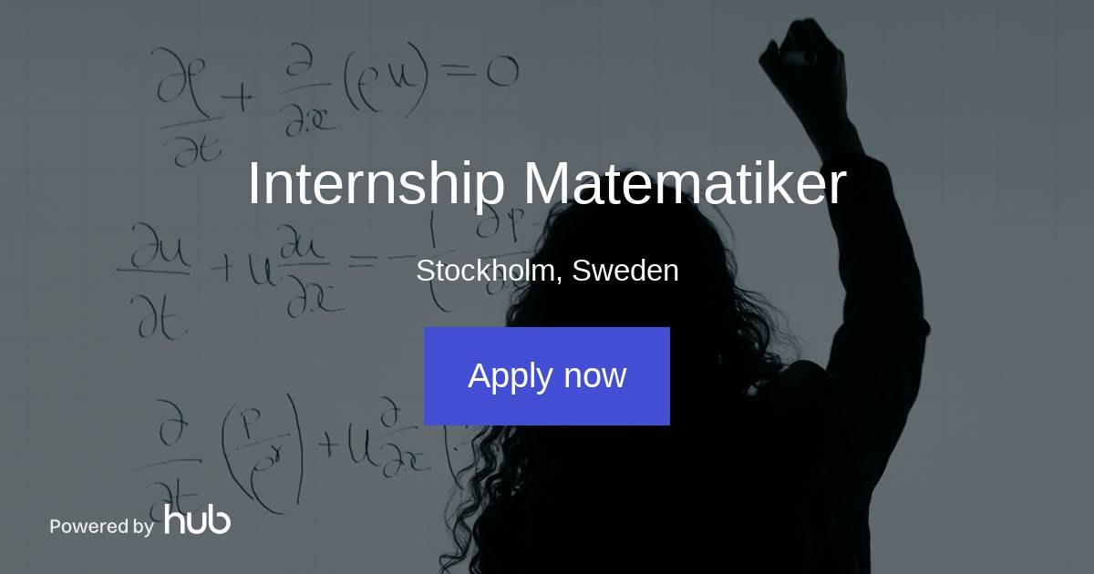 The Hub | Internship Matematiker | Elevri