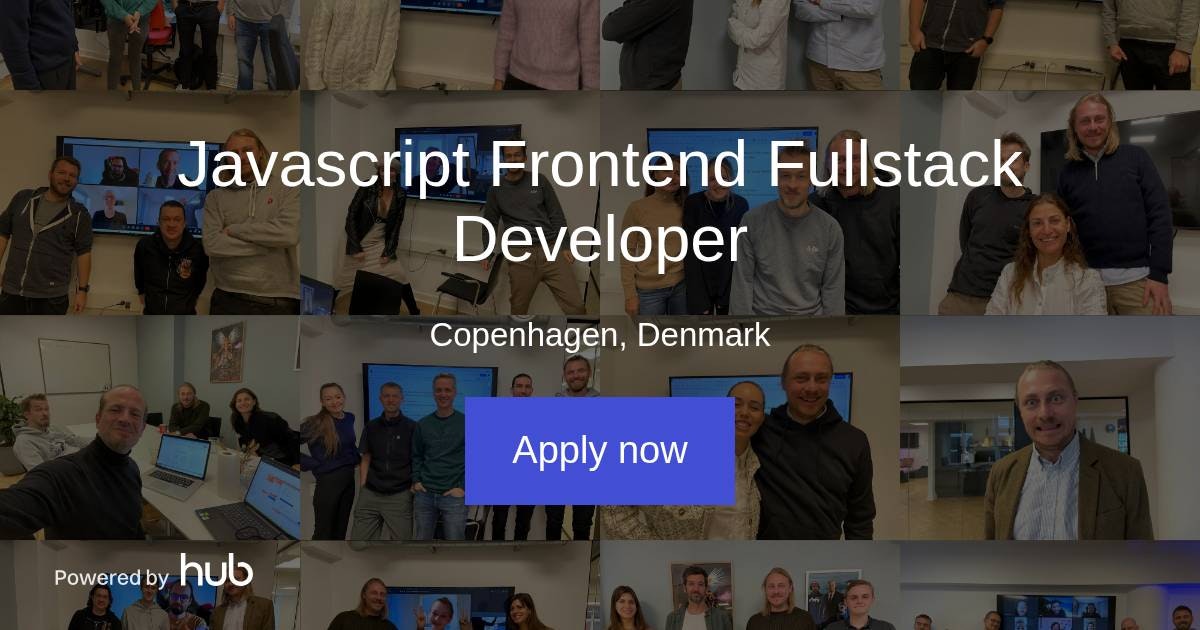 The Hub | Javascript Frontend Fullstack Developer | Trophy Games A/S