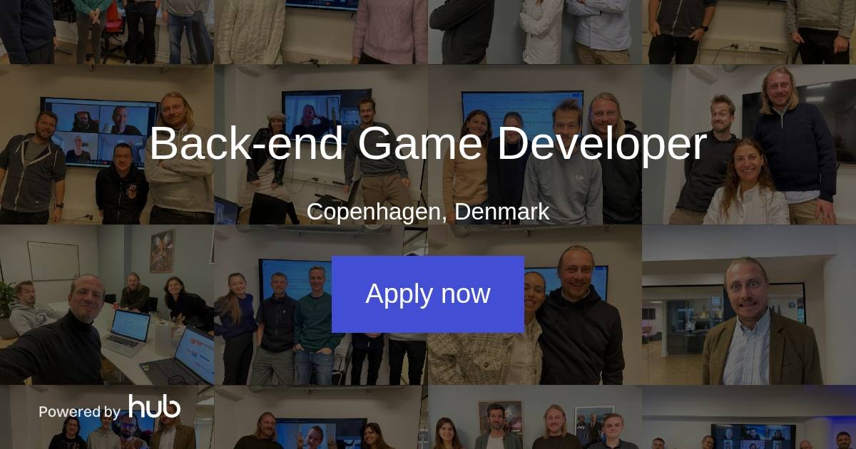 The Hub | Back-end Game Developer | Trophy Games A/S
