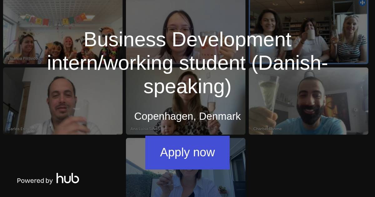 The Hub | Business Development intern/working student (Danish-speaking) | Welldium