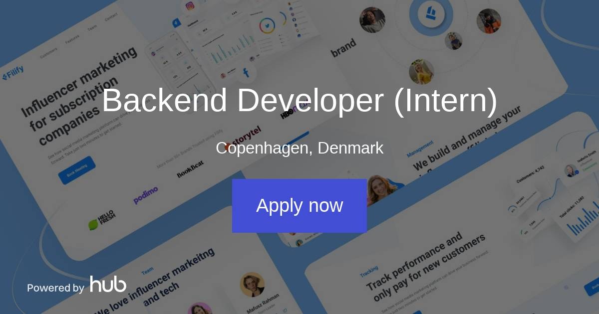 The Hub | Backend Developer (Intern) | Filify