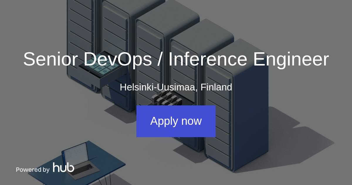 The Hub | Senior DevOps / Inference Engineer | DataCrunch.io