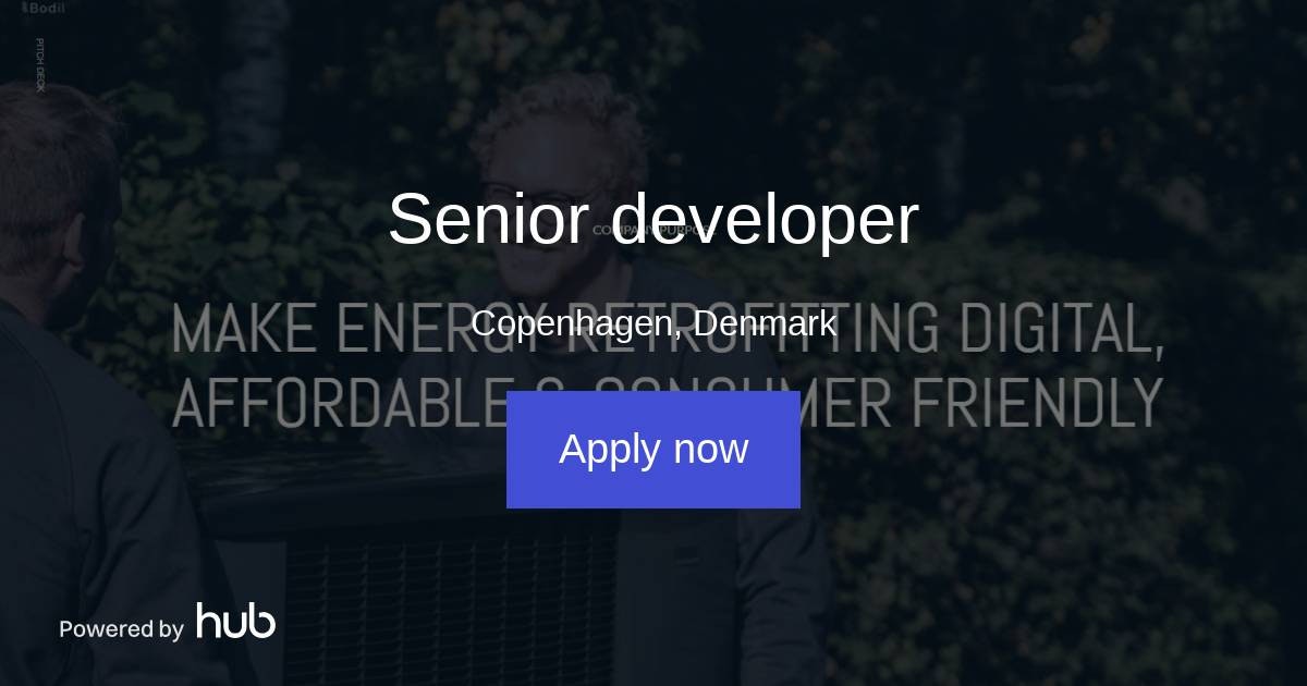 The Hub | Senior developer | Bodil Energy