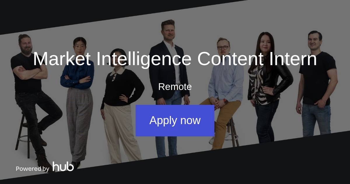 The Hub | Market Intelligence Content Intern | Statzon