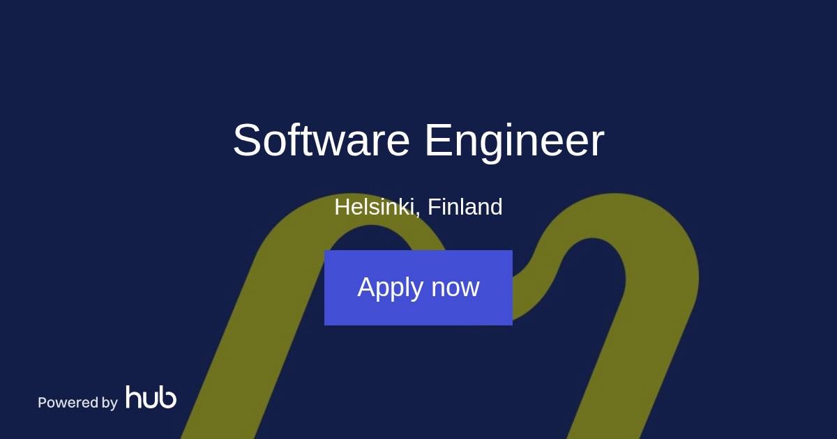 The Hub | Software Engineer | Synergi