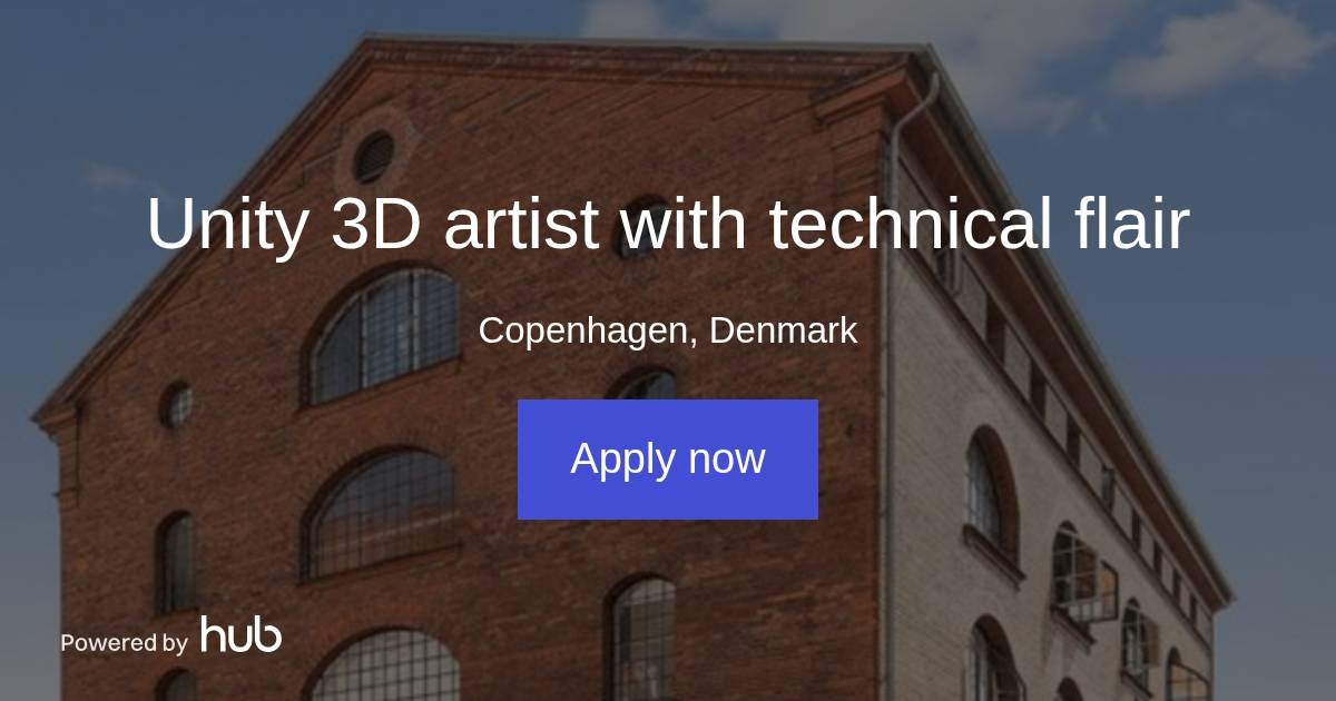 The Hub | Unity 3D artist with technical flair | Serious Games Interactive