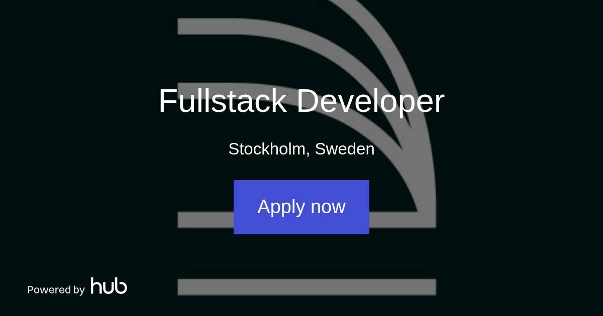 The Hub | Fullstack Developer | Maintract