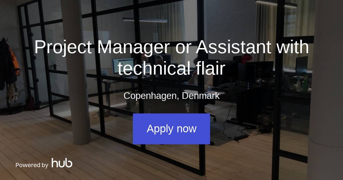 The Hub | Project Manager or Assistant with technical flair | Simplyture