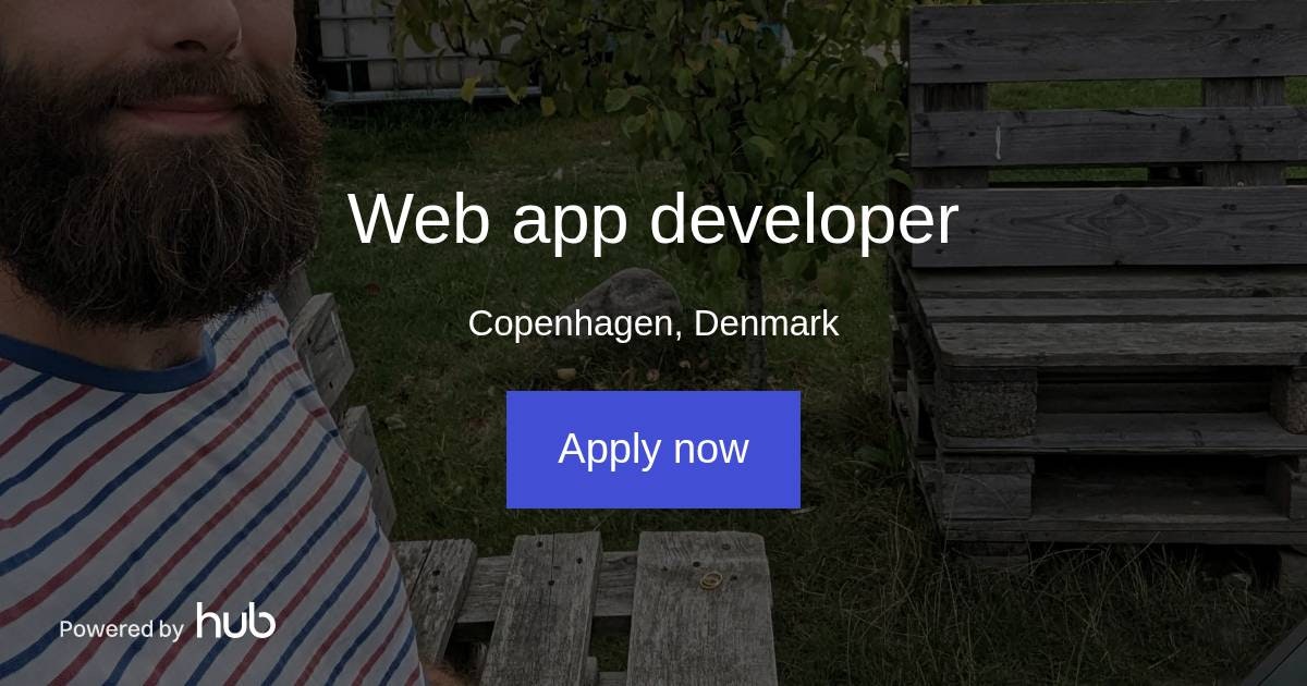 The Hub | Web app developer | NordicGrow.
