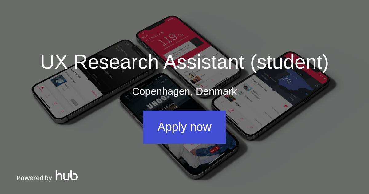 The Hub | UX Research Assistant (student) | Undo