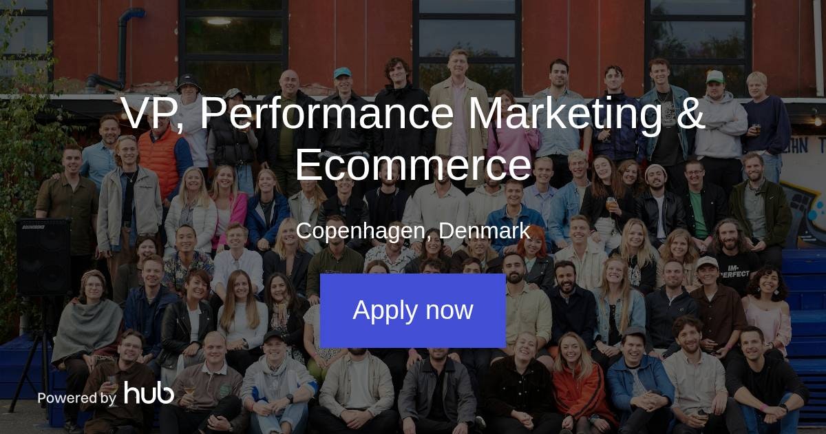The Hub | VP, Performance Marketing & Ecommerce | SOUNDBOKS ApS