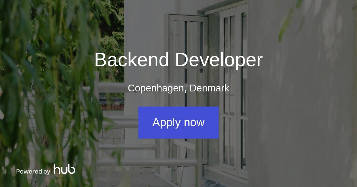 The Hub | Backend Developer | Klar