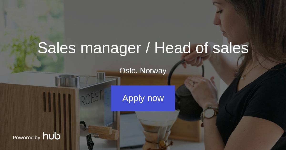 The Hub | Sales manager / Head of sales | ROEST AS