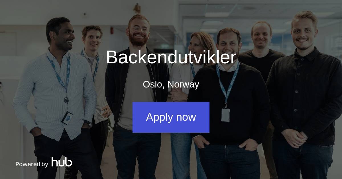 The Hub | Backendutvikler | Dintero