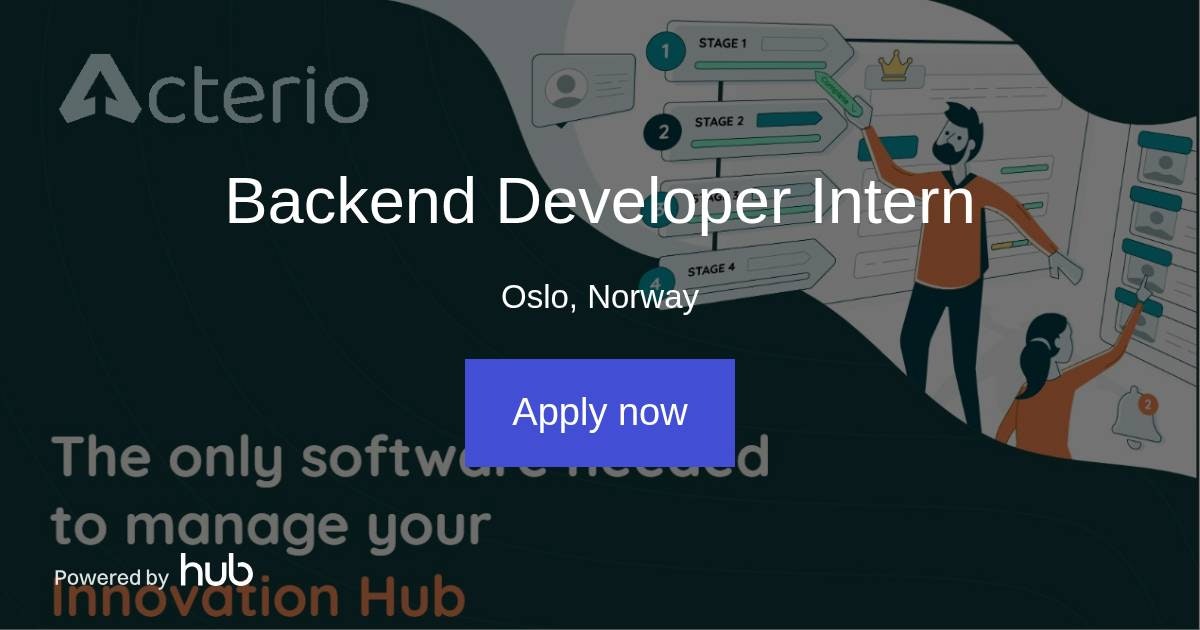 The Hub | Backend Developer Intern | Acterio AS