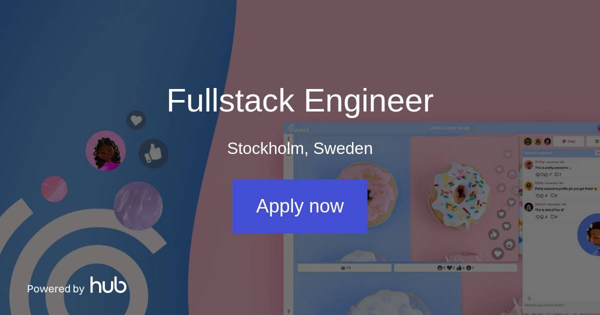 The Hub | Fullstack Engineer | Univid