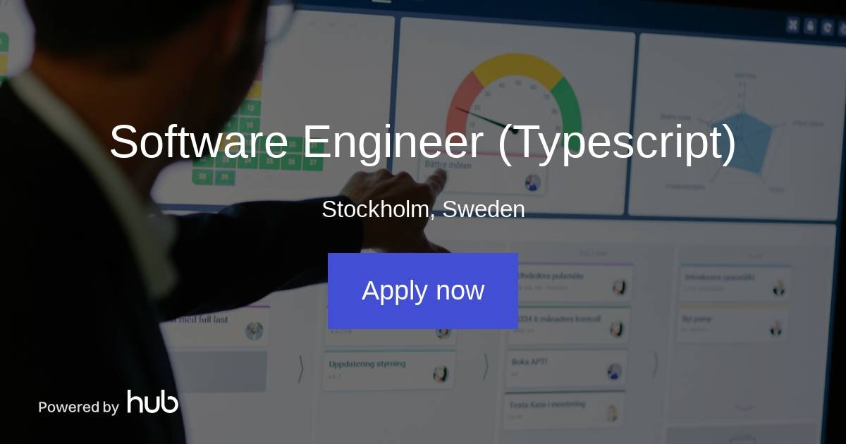 The Hub | Software Engineer (Typescript) | Mevisio
