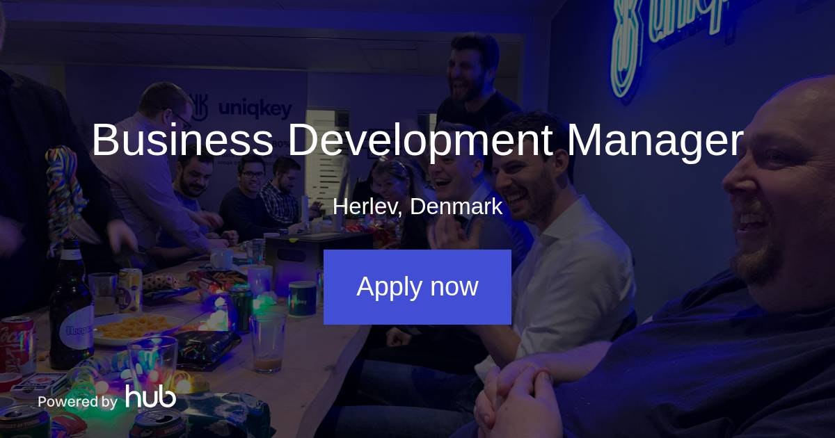 The Hub | Business Development Manager | Uniqkey