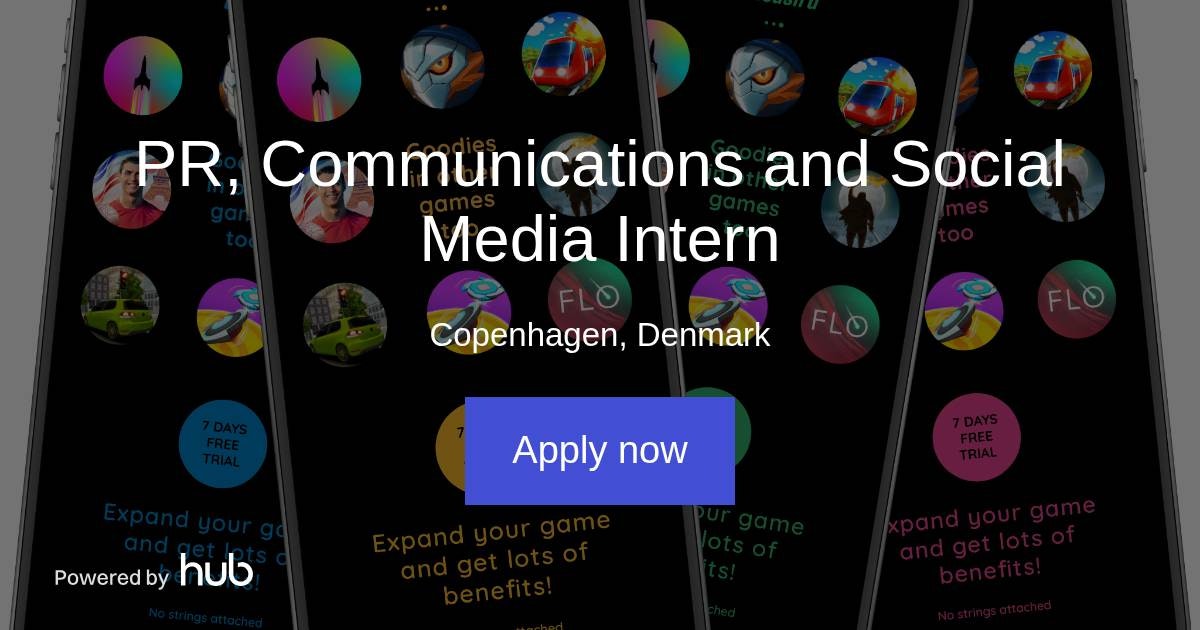 The Hub | PR, Communications and Social Media Intern | Multiscription ApS
