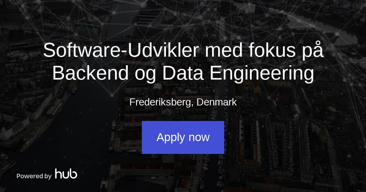 The Hub | Software-Udvikler med fokus på Backend og Data Engineering | Exur Insurance Technologies