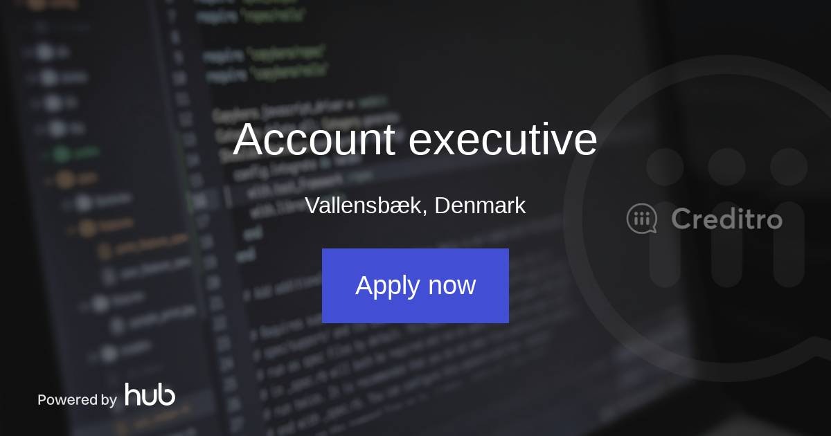 The Hub | Account executive | Visma Creditro A/S