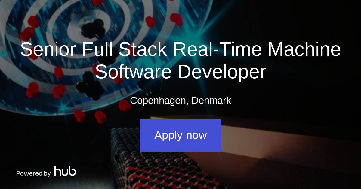 The Hub | Senior Full Stack Real-Time Machine Software Developer | ATLANT 3D