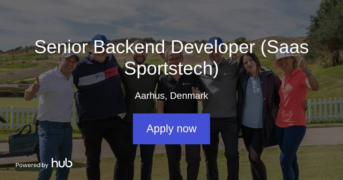 The Hub | Senior Backend Developer (Saas Sportstech) | Players 1st